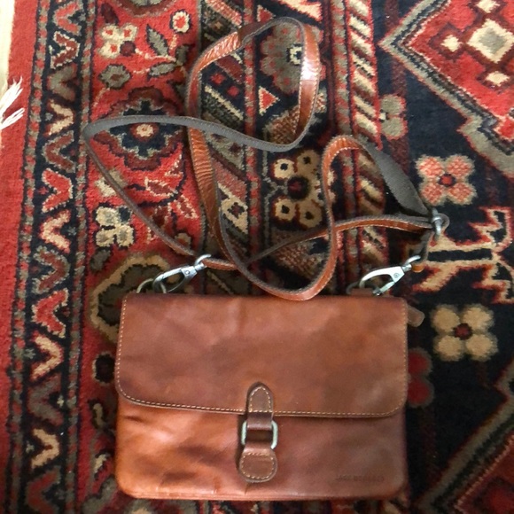 jack georges | Bags | Jack Georges Brown Leather Crossbody | Poshmark